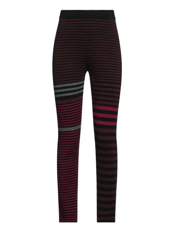 Isabel Marant Étoile Striped Knit Trousers - Black