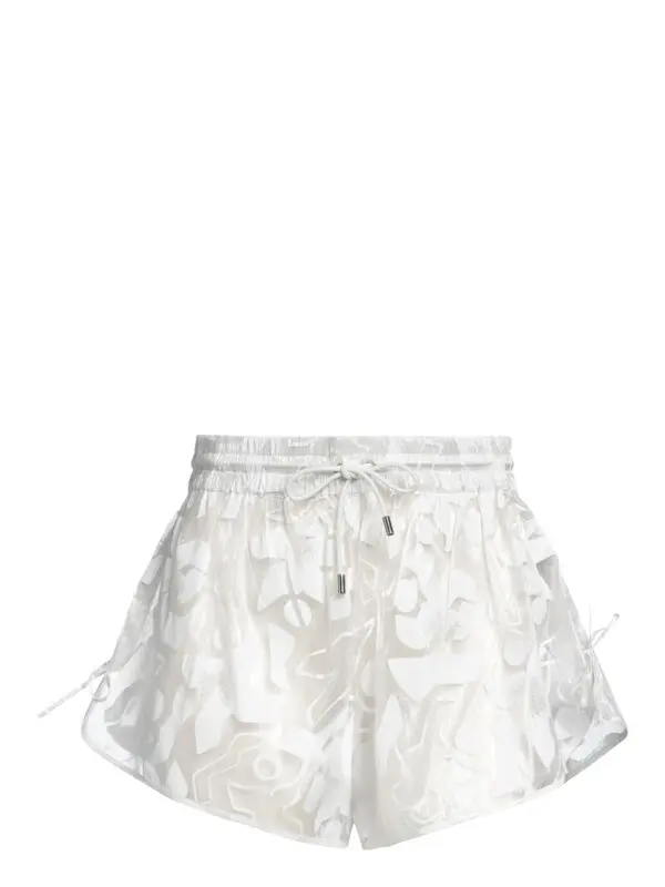 Isabel Marant Étoile Athletic Tulle Shorts - White