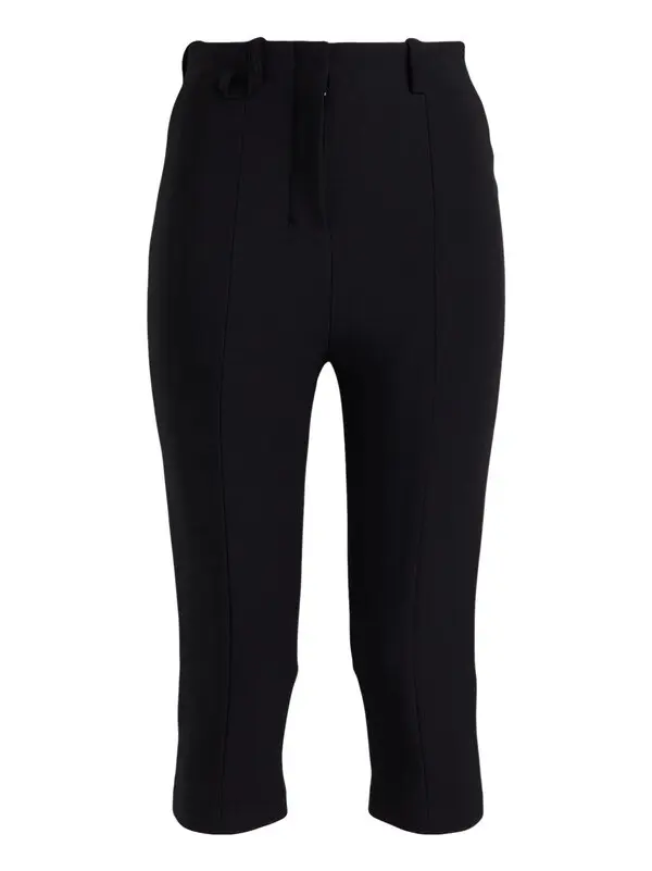 Jacquemus Slim-fit Cropped Trousers - Black