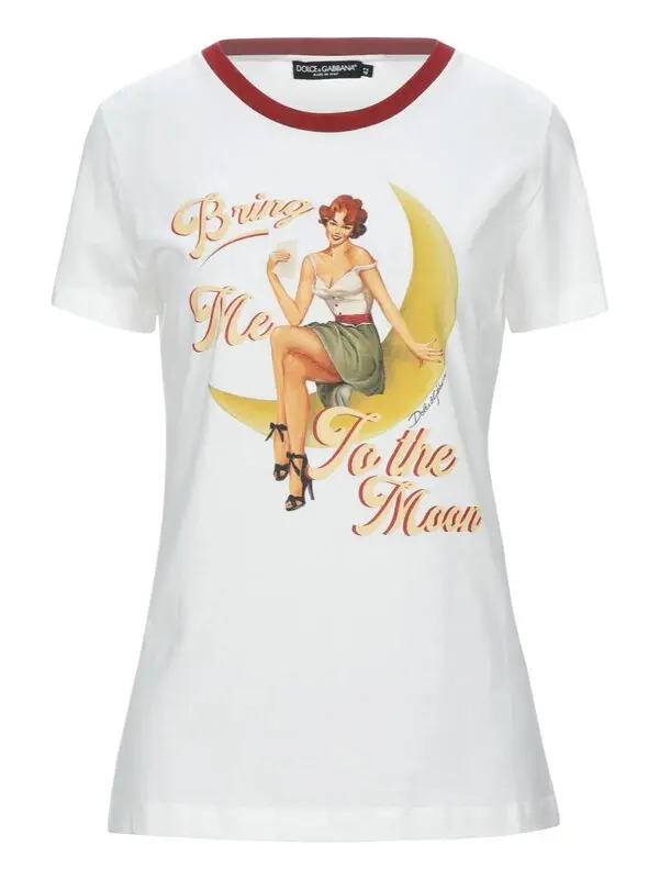 Dolce & Gabbana Printed T-shirt - White