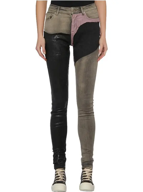 Rick Owens Logo Jeans - Black