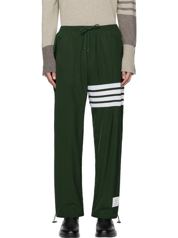 Thom Browne Logo-patch Track Pants - Black