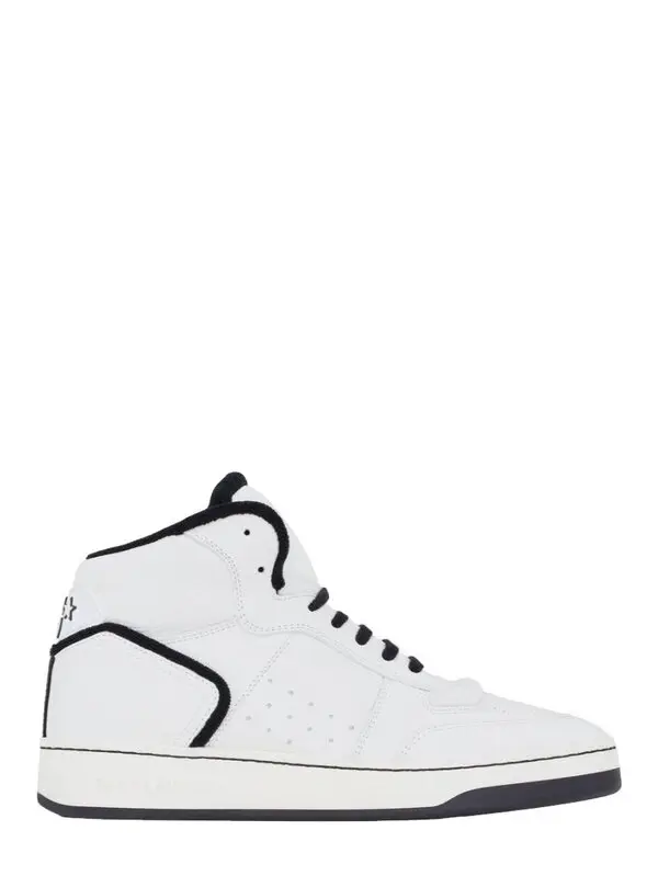 Saint Laurent Sl/80 Mid-top Sneakers - White