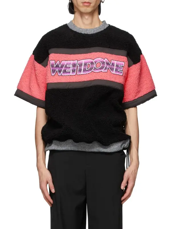 We11Done Spliced T-shirt - Black