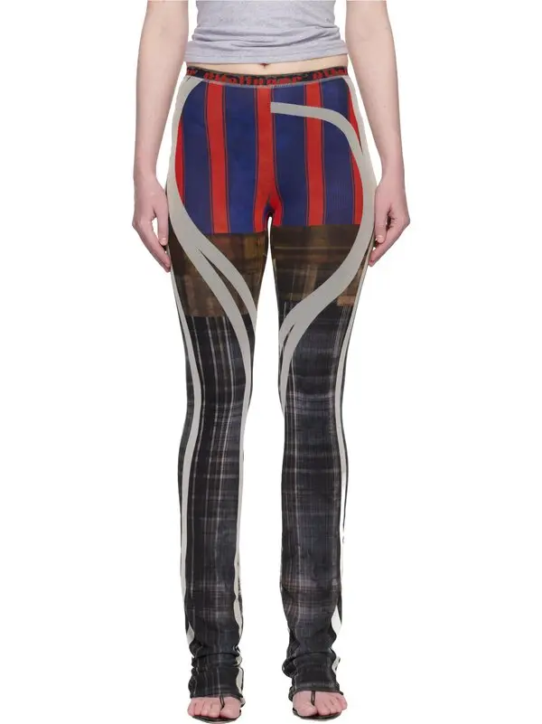 Ottolinger All-over Print Mesh Pants - Black