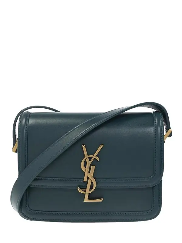 Saint Laurent Small Solferino Shoulder Bag - Green