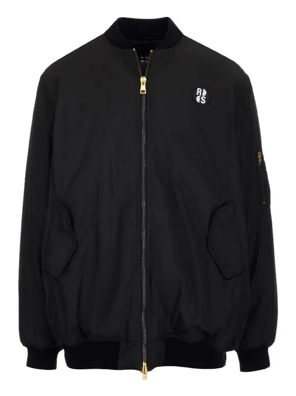 Raf Simons Zipper Casual Jacket - Black