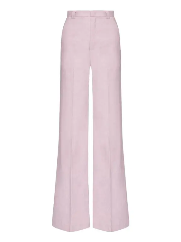 Red Valentino Wide-legged Casual Pants - Pink