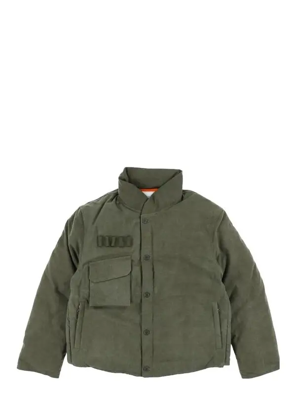 Readymade Vertical Collar Pocket Casual Jacket - Green