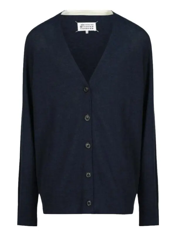 MAISON MARGIELA V-neck Long-sleeved Cardigan - No