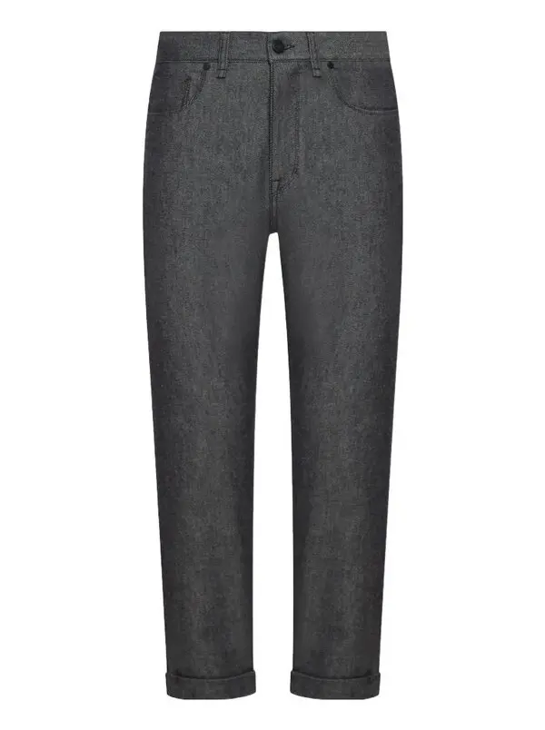 Fendi Logo Jeans - Black
