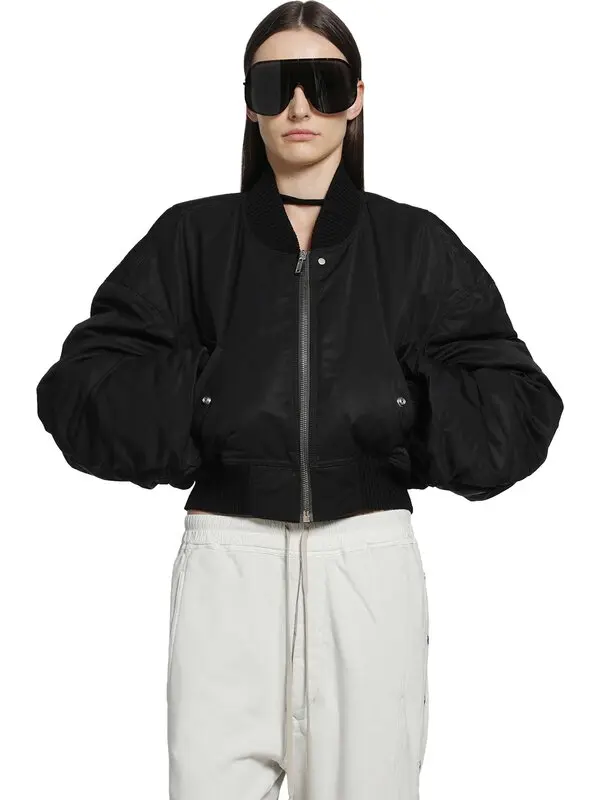 Rick Owens Tower Secchia Fight Jacket - Black