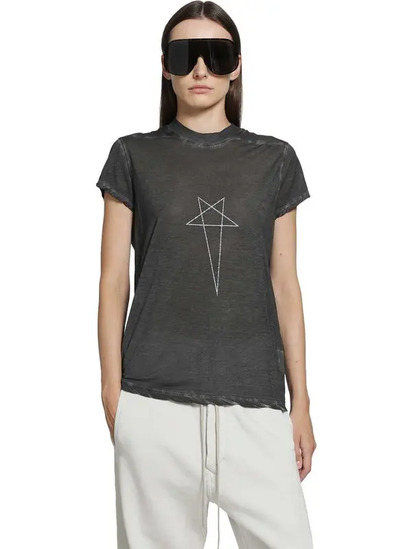 Rick Owens Tower Small Level T-shirt - Grey