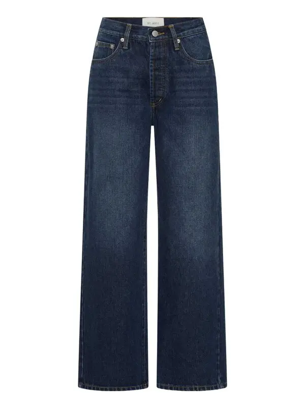ST. AGNI Belt Loop Jeans - Deep Indigo