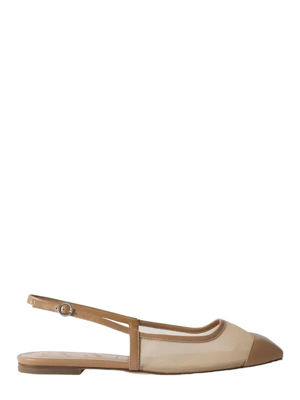 AeydĒ Mesh Slingback Flat - Brown