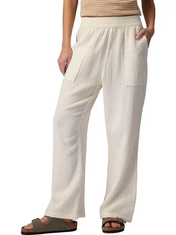 BACKCOUNTRY Cotton Gauze Relaxed-fit Pants - Egret