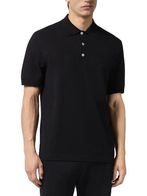 BILLIONAIRE Polo T-shirt Baroque - Black