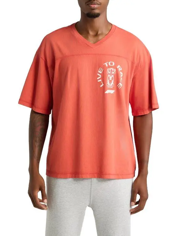 Junk Food F1® Car Hockey T-shirt - Washed Red