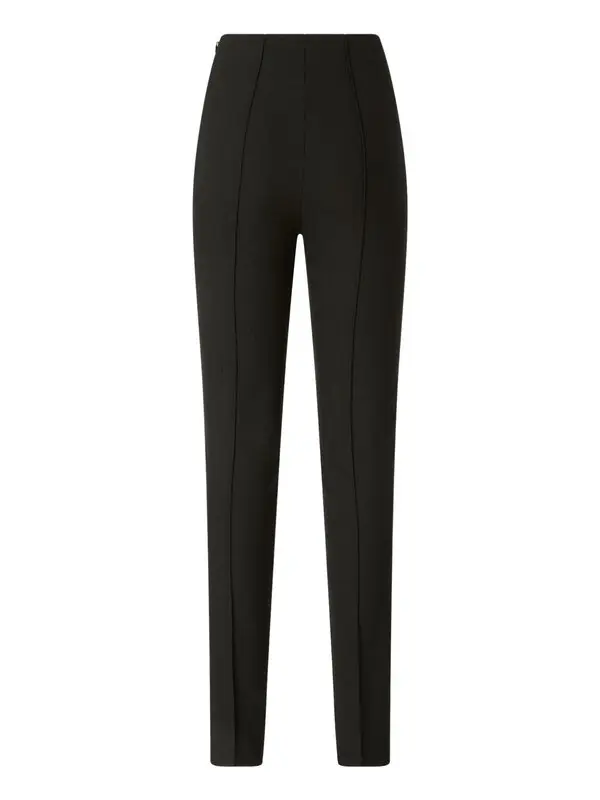 Pinko Seam-detail Slim-fit Trousers - Black