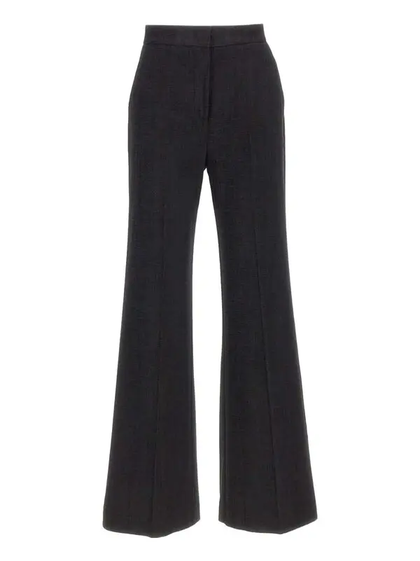 KAOS Wide-leg Tailored Trousers - Black