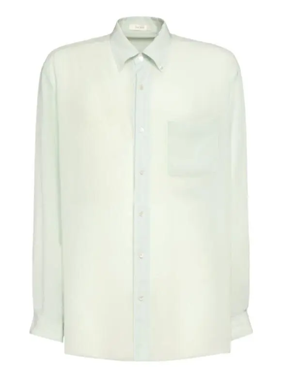THE ROW Bresson Cupro Shirt - White