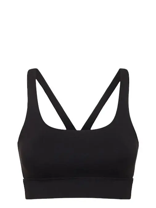 SPORTY  RICH Simple Sports Bra - Black