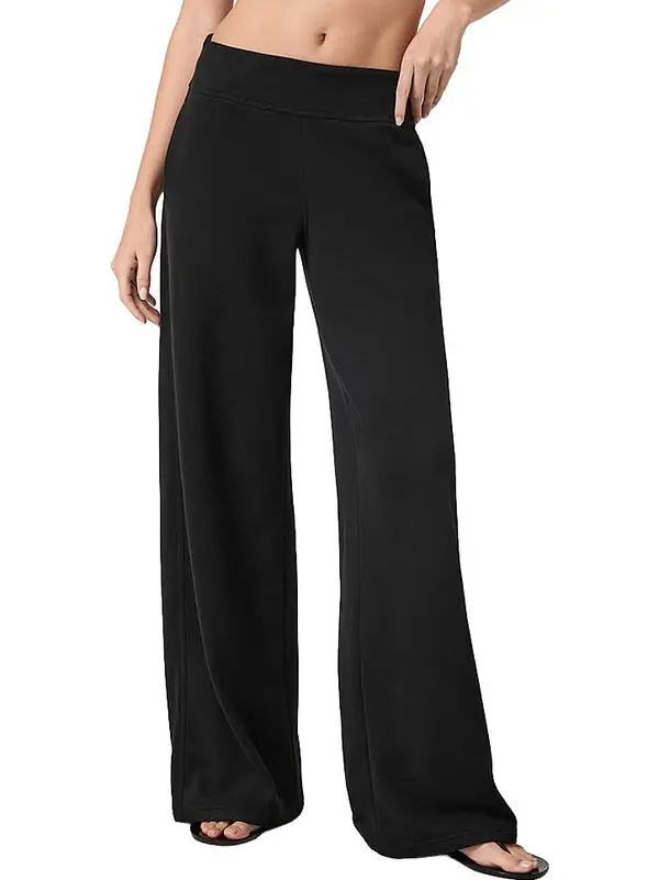 Vuori Sedona Wide Leg Sweatpants - Black