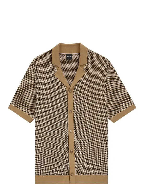 BOSS H-lomare Regular Fit Sweater - Medium Beige