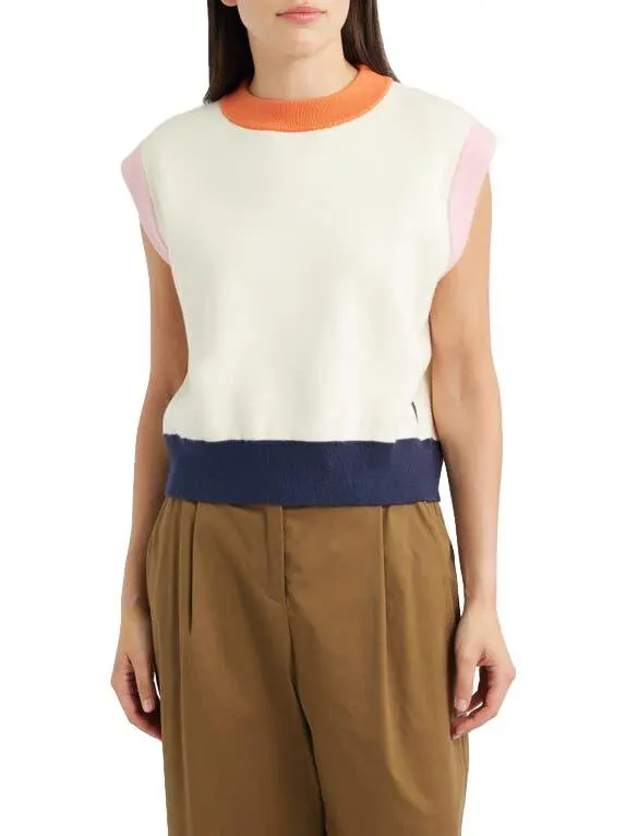 FRNCH Mickle Sweater Vest - Creme