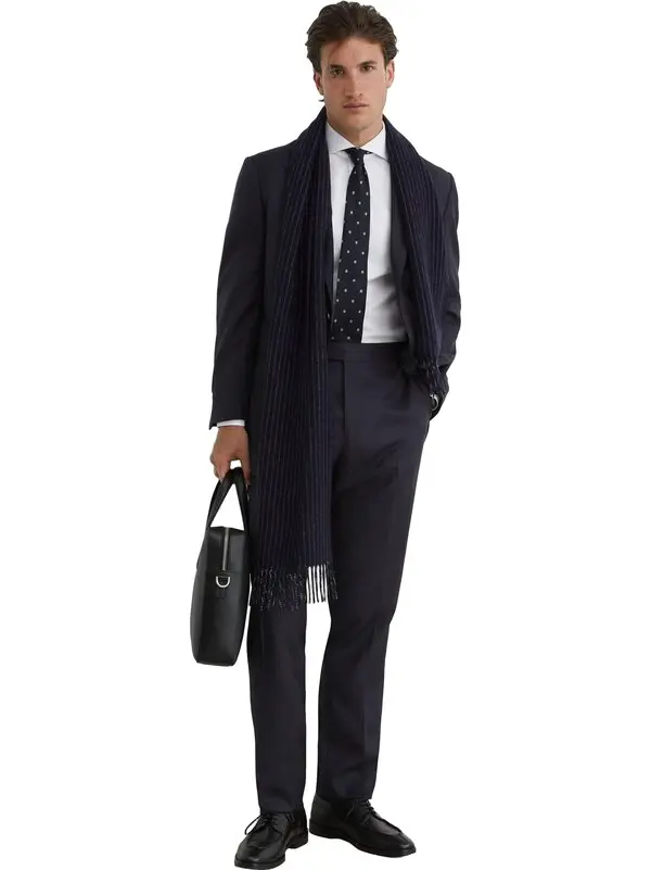 REISS Success Suit Trousers - Navy