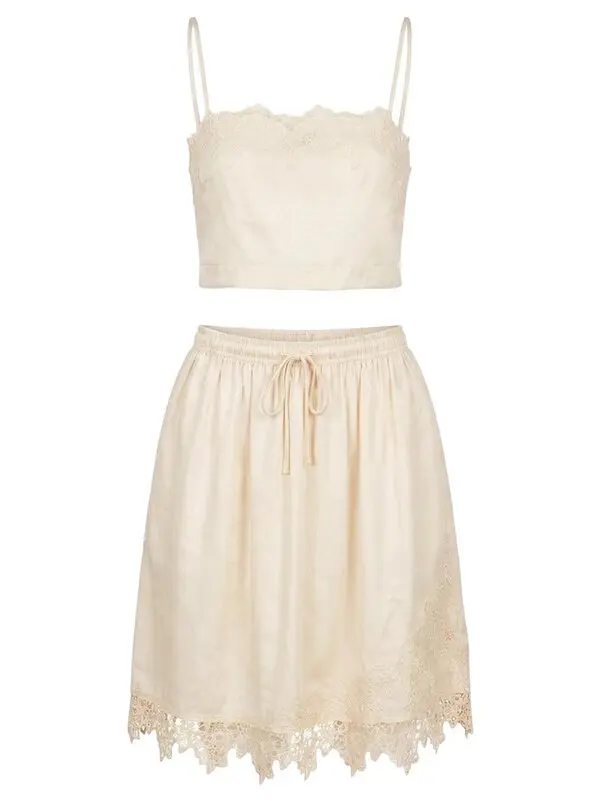 TOHEN Ana Two-piece Set - White