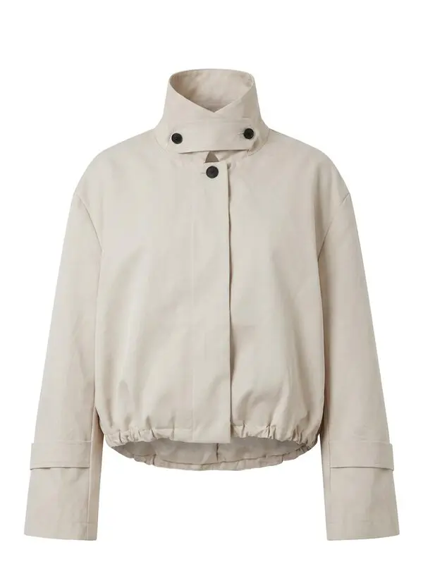 TOHEN Reed Bomber Jacket - White