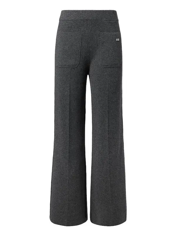 Victoria Beckham Wool And Cashmere Sweatpants - Grey
