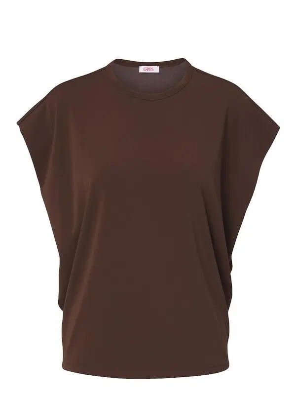 ERES Maelle Jersey Top - Brown