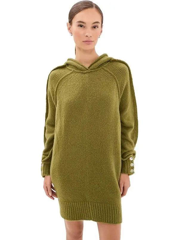 AISLING CAMPS Oversized Hoodie - Moss