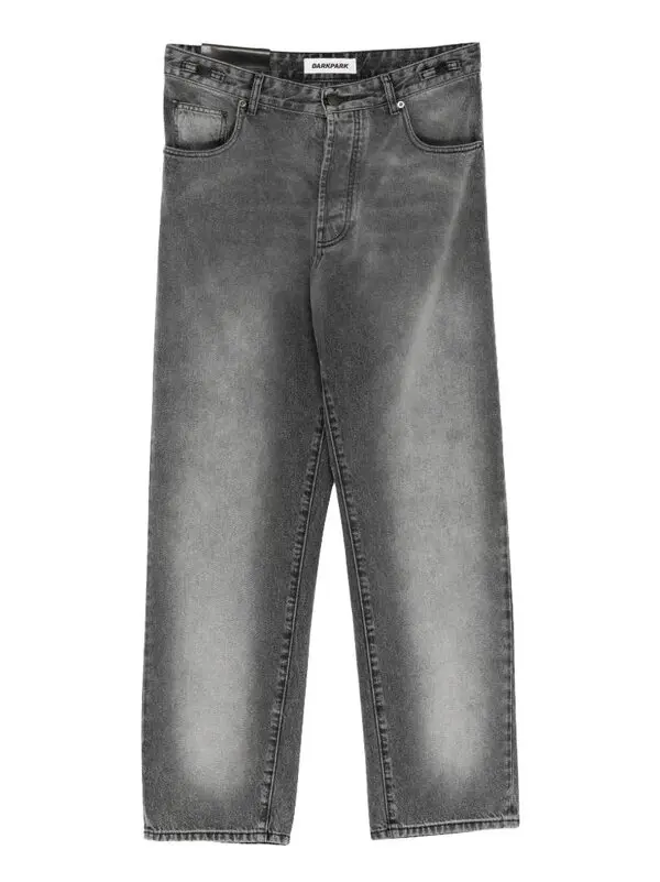 DARKPARK Logo Patch Jeans - Black