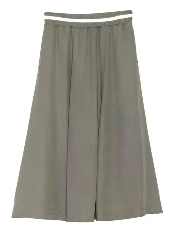 AGNES B. Elasticated Waistband Skirt - Green