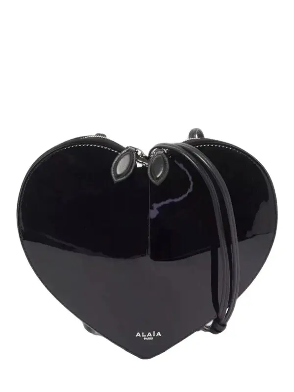 Alaïa Le Coeur Heart Shaped Crossbody Bag - Black