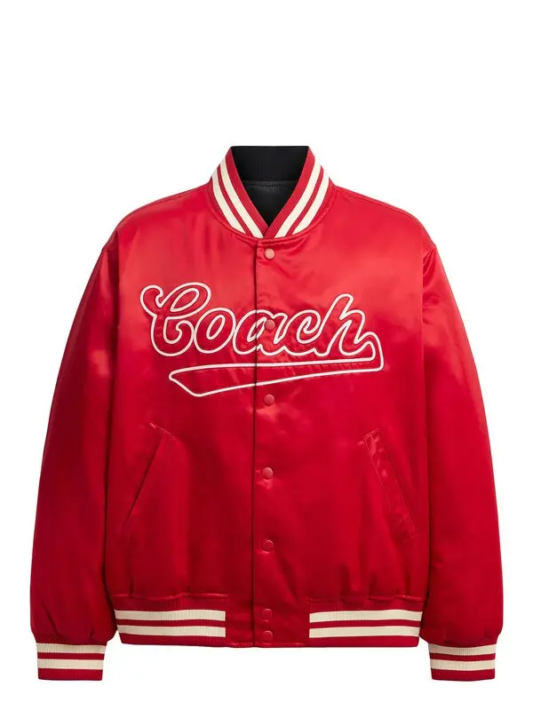 COACH OUTLET Coach Reversible Souvenir Bomber Jacket - Red