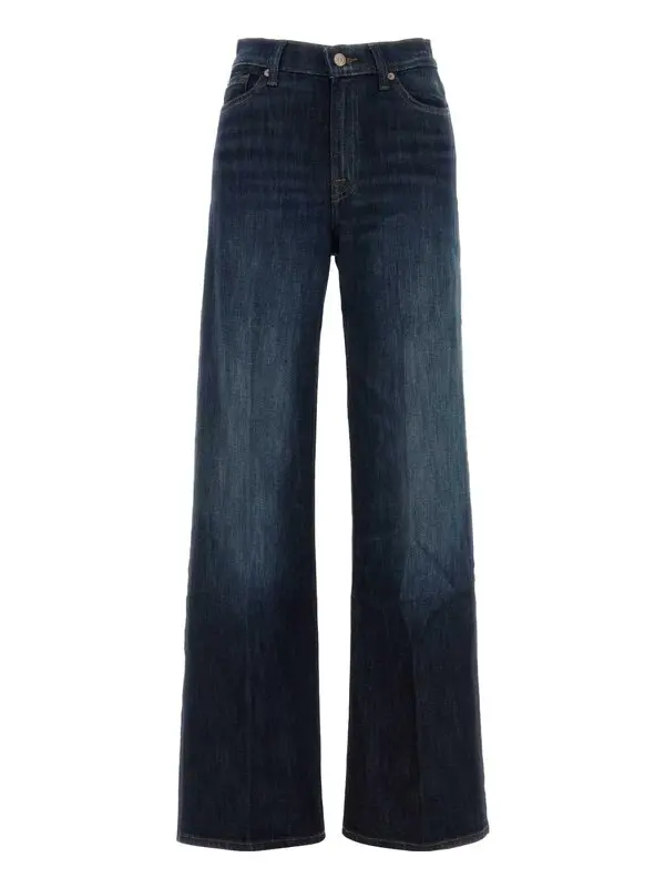 Seven For All Mankind Flared Jeans - Blue