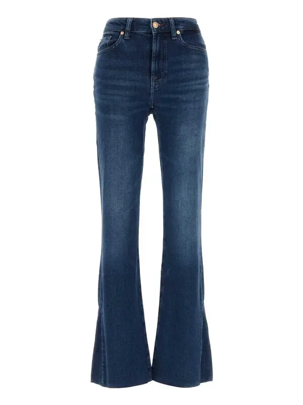 Seven For All Mankind Flared Jeans - Blue