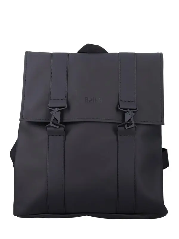 Rains Waterproof Rolltop Backpack - Nero
