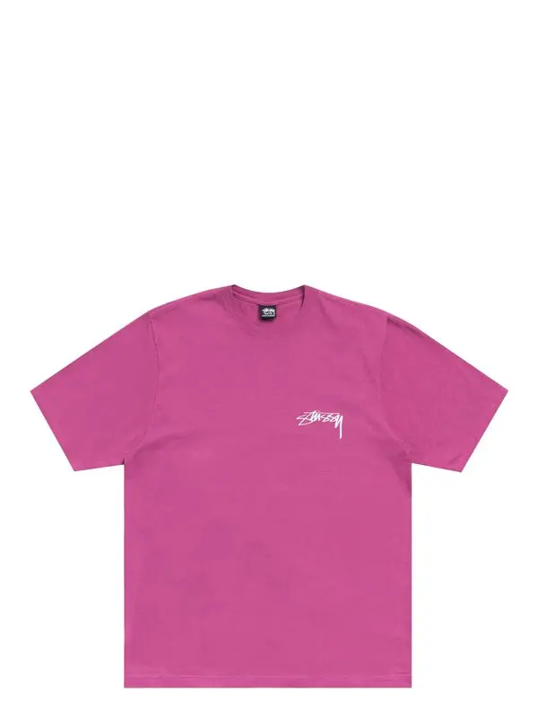 StÜssy Stack Pigment Dyed T-shirt - Red