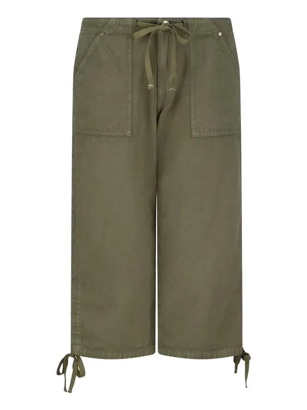 LOVE AND NOSTALGIA Capri Pants - Green