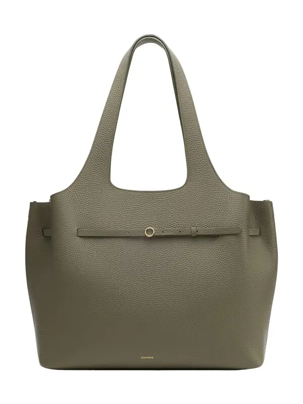 Cuyana Belted System Tote 16-inch Anniversary Collection Bag - Olive