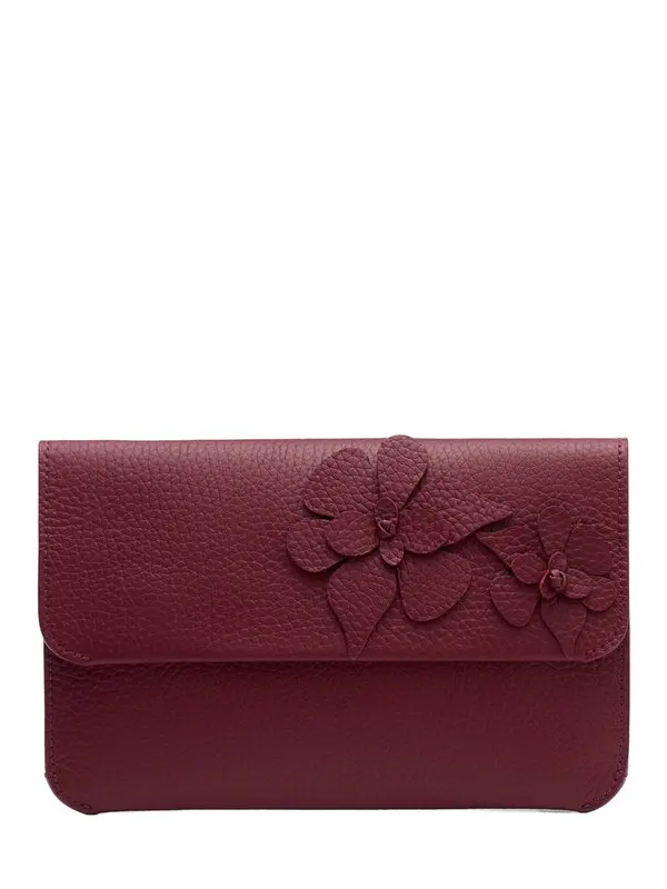 Cuyana Anniversary Collection Flower System Flap Bag - Cherry