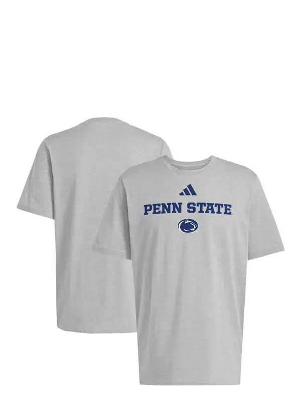Adidas Penn State Nittany Lions Wordmark Cotton T-shirt - Gray