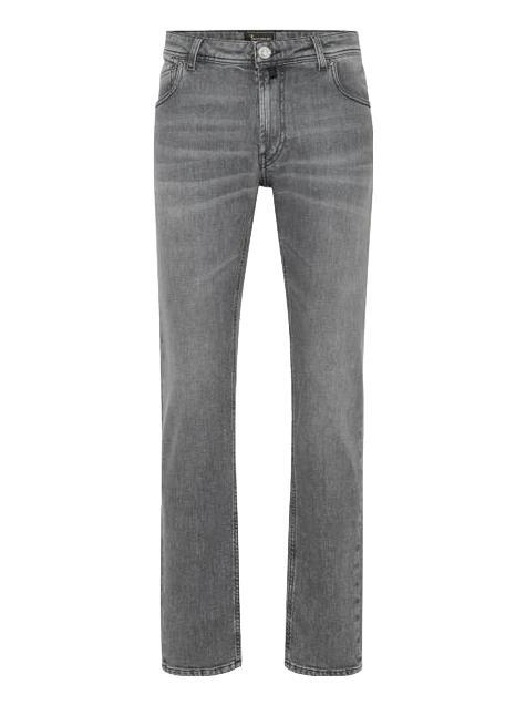 BILLIONAIRE Elaphe 5 Pockets Super Straight Cut Jeans - Grey