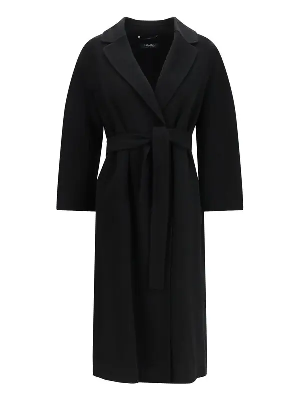 'S MAXMARA S Max Mara Esturia Virgin Wool Coat - Black