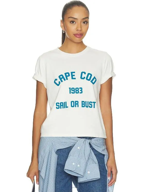 DEPARTURE Cape Cod 1983 Boxy Tee - White